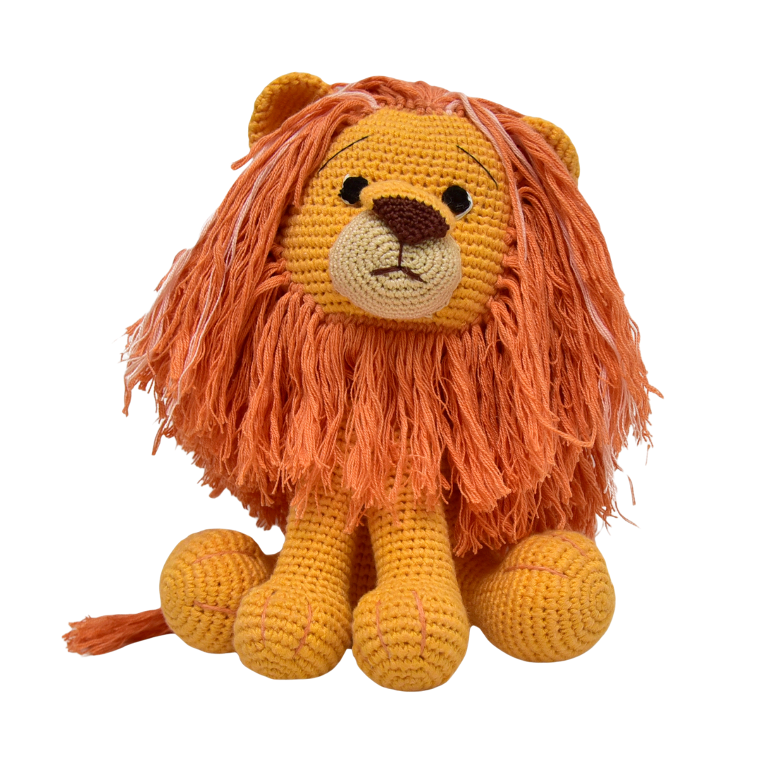 Cute Handmade Asad the Lion | Crocheted Soft Toy Gift – HAPPY THREADS