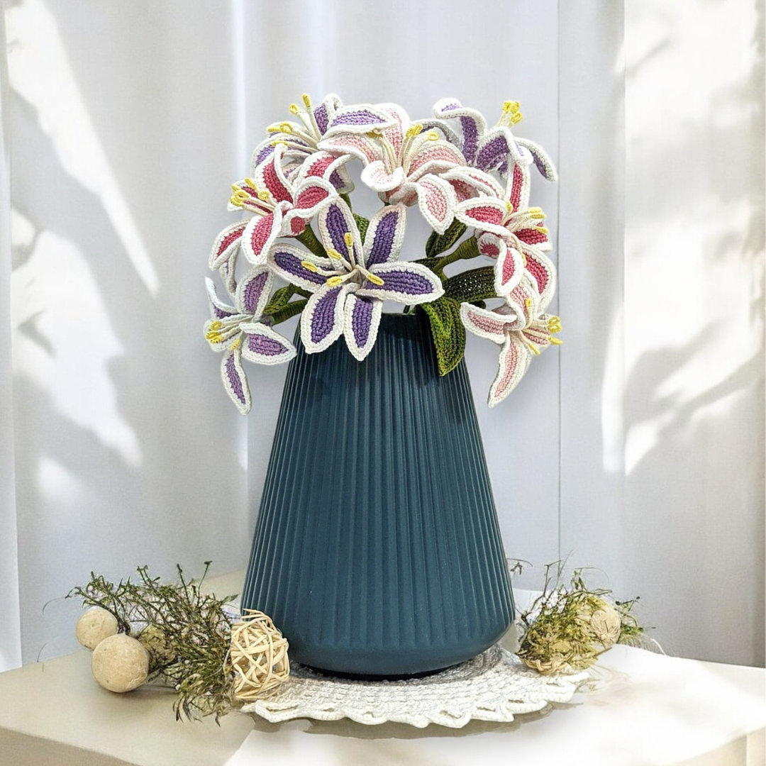Crochet Lily Flowers | Handmade, Everlasting Floral Decor – HAPPY THREADS