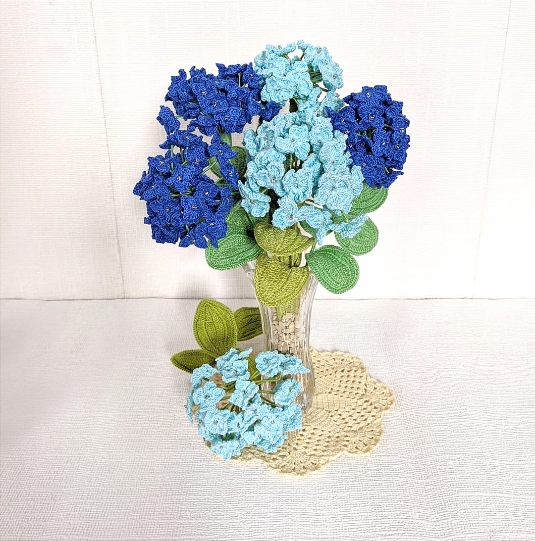 Exquisite Crochet Hydrangea Floweret: Showcasing Special Artistry- Sin ...